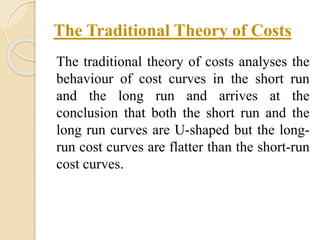 Cost theory | PPTX | Business Accounting & Finance | Business