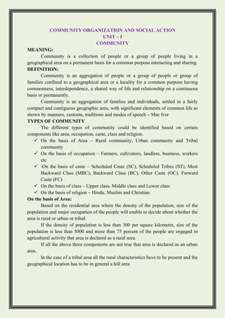 Working With Communities | PDF