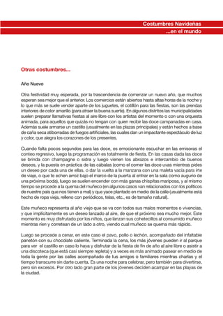 Costumbres navideñas en el mundo | PDF