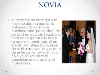 Costumbres y tradiciones en el matrimonio | PPTX
