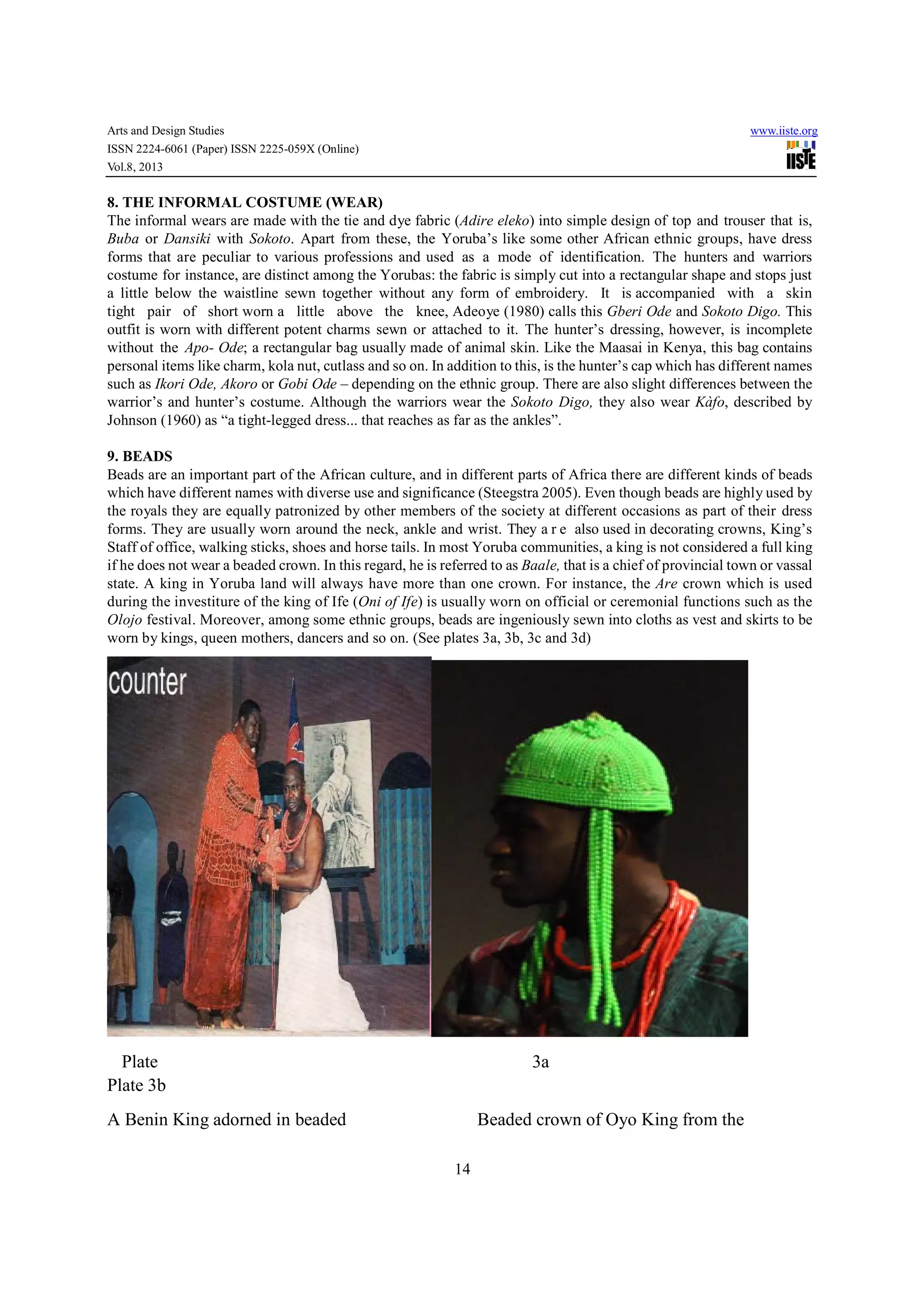 Costume as medium for cultural expression in stage performance | PDF