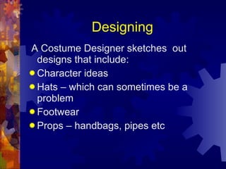 Costume design | PPT