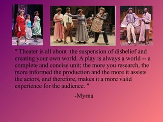 Costume design presentation | ODP