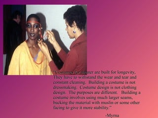 Costume design presentation | ODP