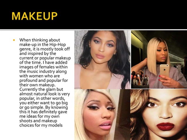 Costume, hair and makeup ideas | PPTX