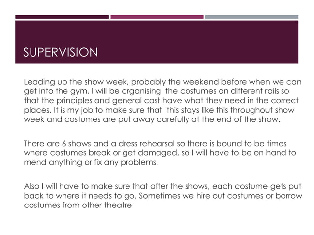 Costume in theatre starlight express | PPTX