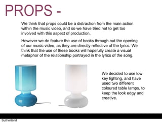 Set, Props, Costume + Make-up | PPT