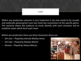 Costume Notes | PPT
