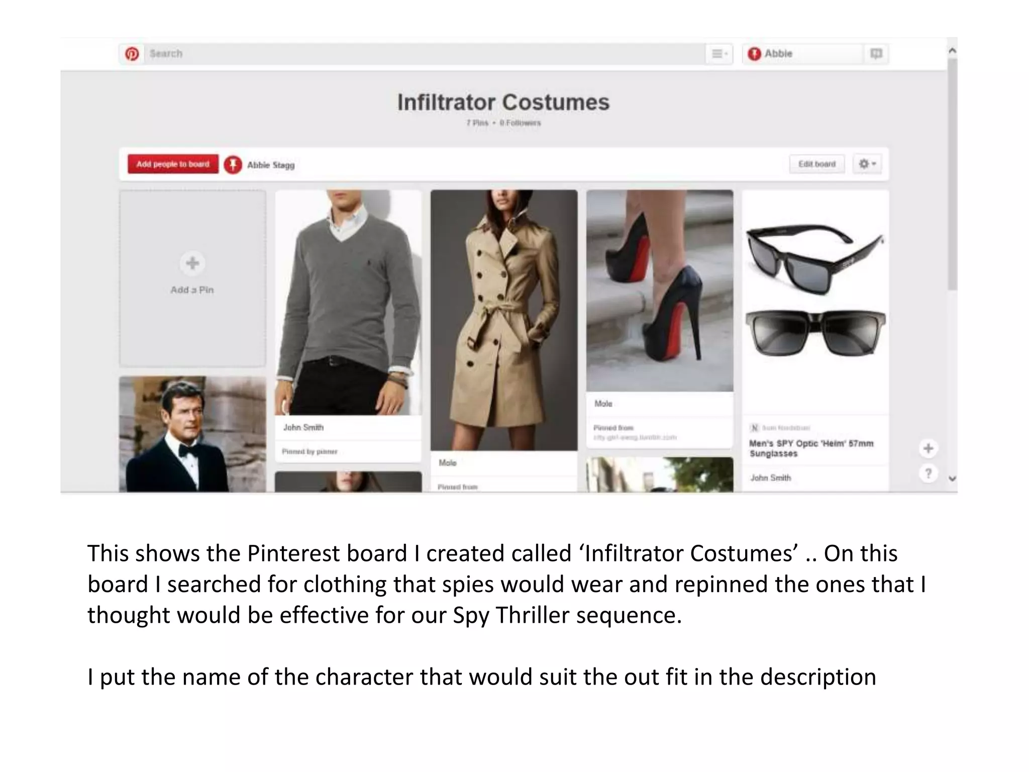 Costume planning | PPTX