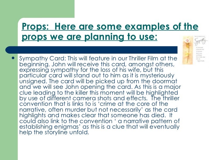 Costume, props, setting,