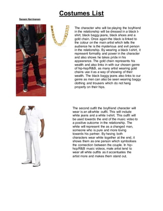 Costumes | DOCX