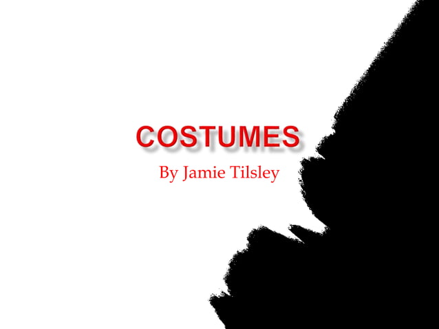 Costumes | PPTX | Women\'s Outerwear | Women\'s Clothing