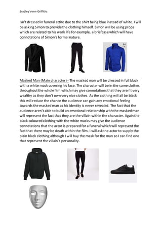 Costumes and props | DOCX