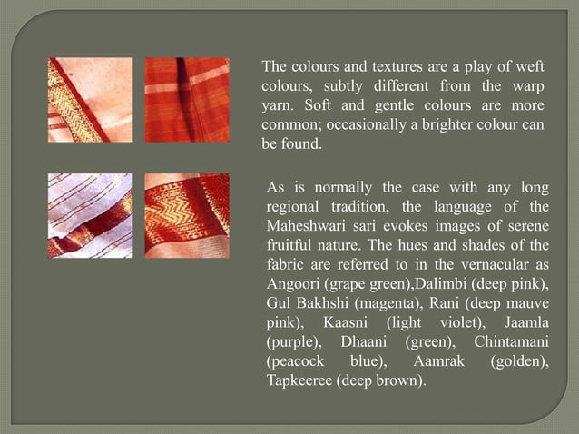 Costumes and textiles of madhya pradesh & maharashtra | PPT