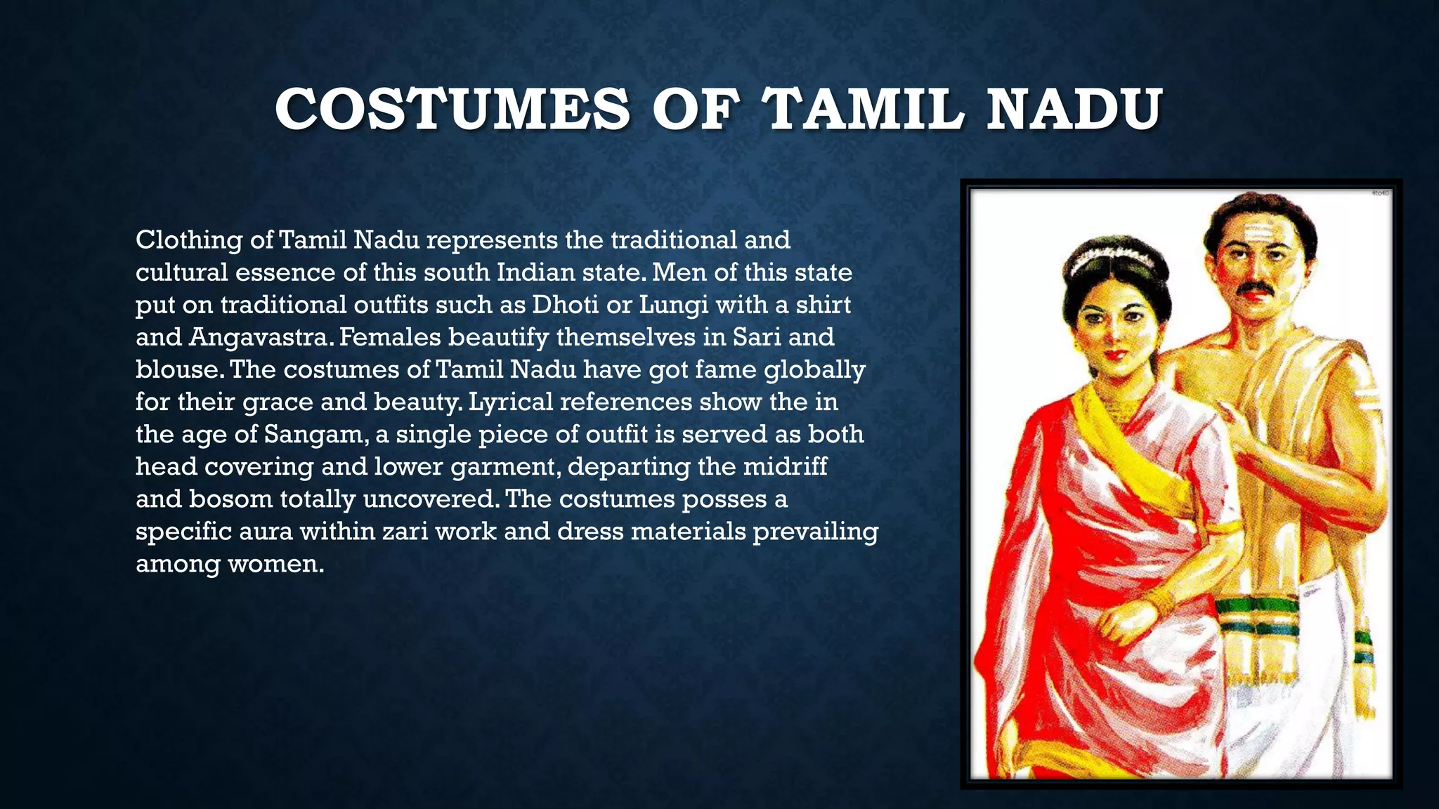 Costumes and textiles of tamil nadu | PDF