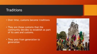Costumes and traditions | PPTX