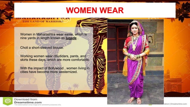 Costumes of maharashtra | PPTX | Women\'s Clothing | Women\'s Fashion