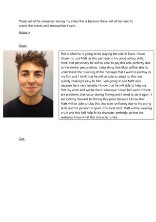 Costumes,props and actors | PDF