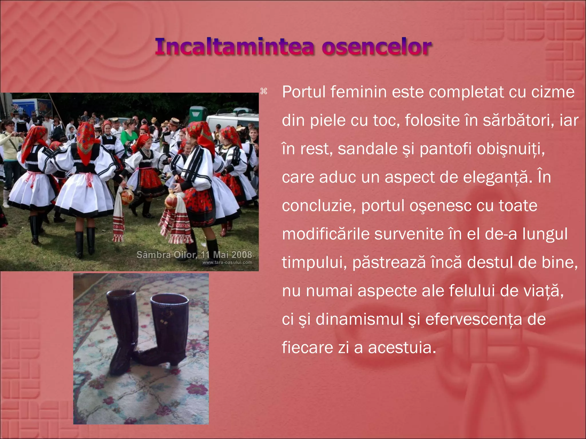 Costumul osenesc | PPT