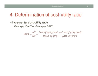 Cost Utility Analysis | PDF