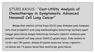 Presentasi Cost utility analysis Farmakoekonomi | PPTX