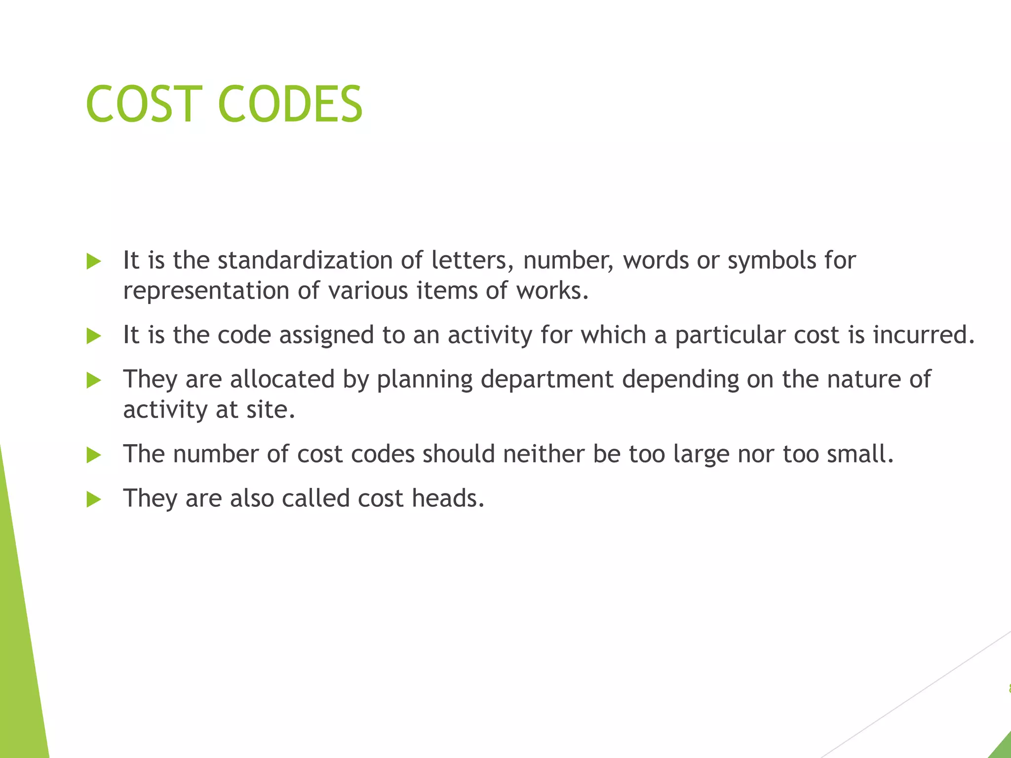 Cost & value management | PPTX