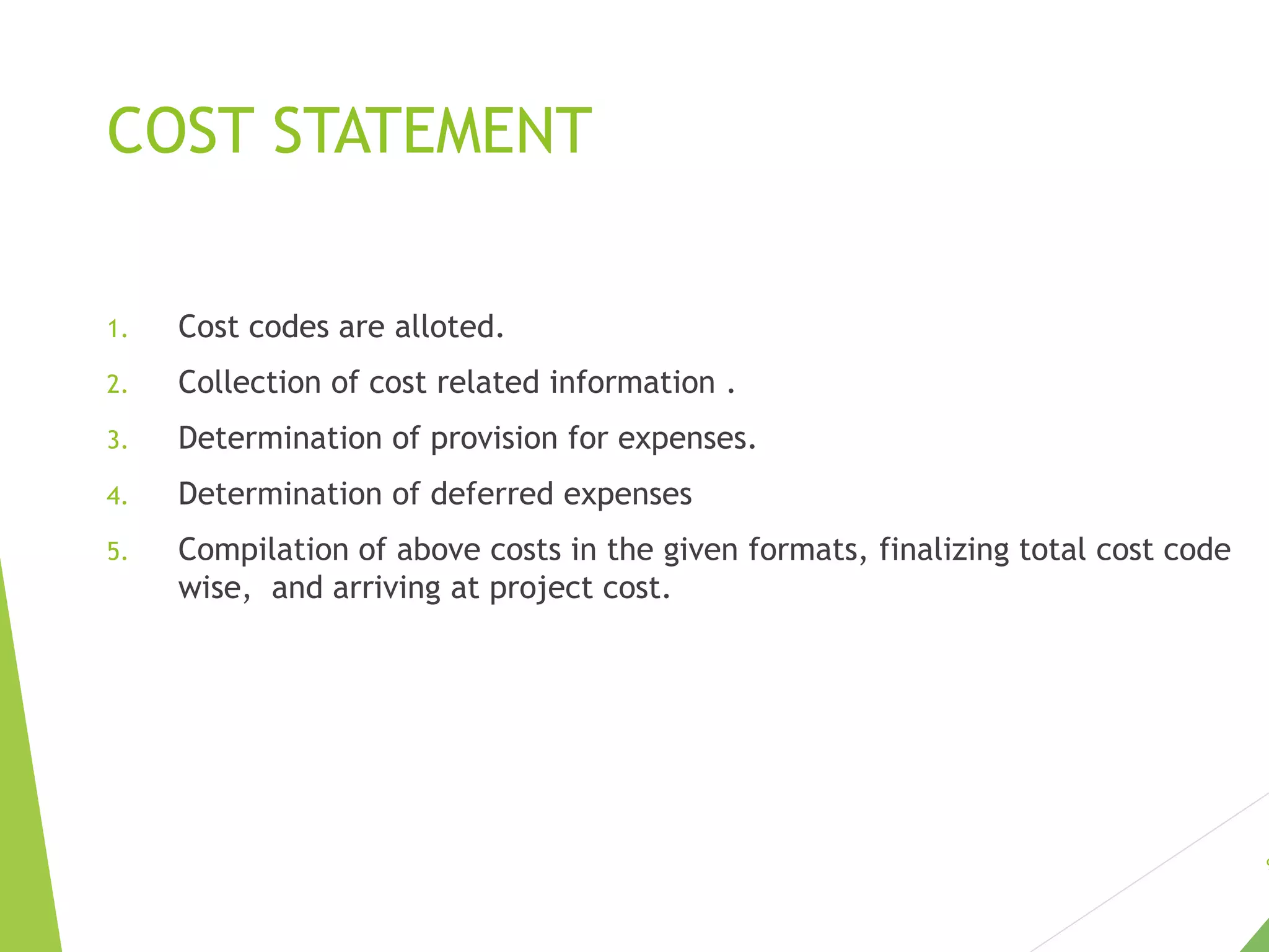 Cost & value management | PPTX