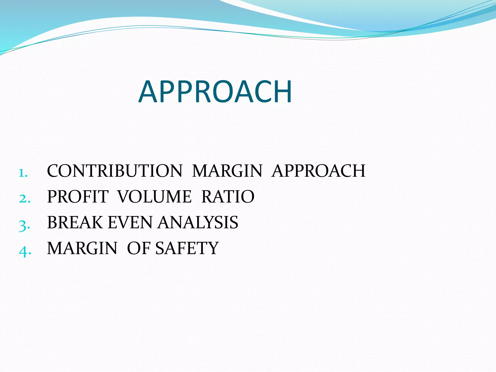 Cost volume profit analysis | PPTX