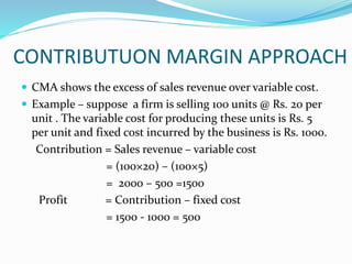 Cost volume profit analysis | PPTX