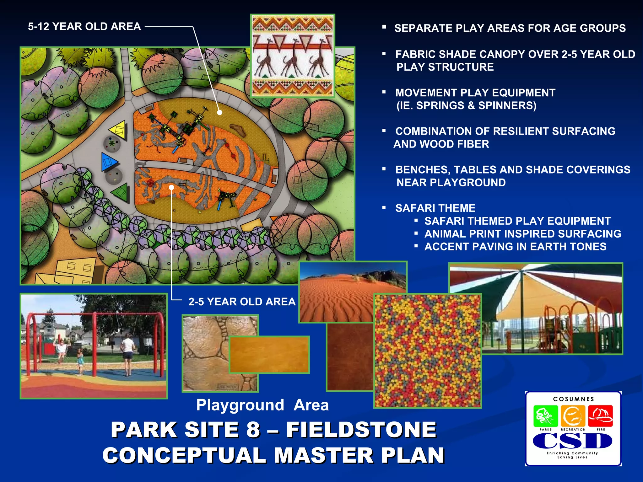 Cosumnes CSD - Fieldstone Park Conceptual Master Plan | PPT