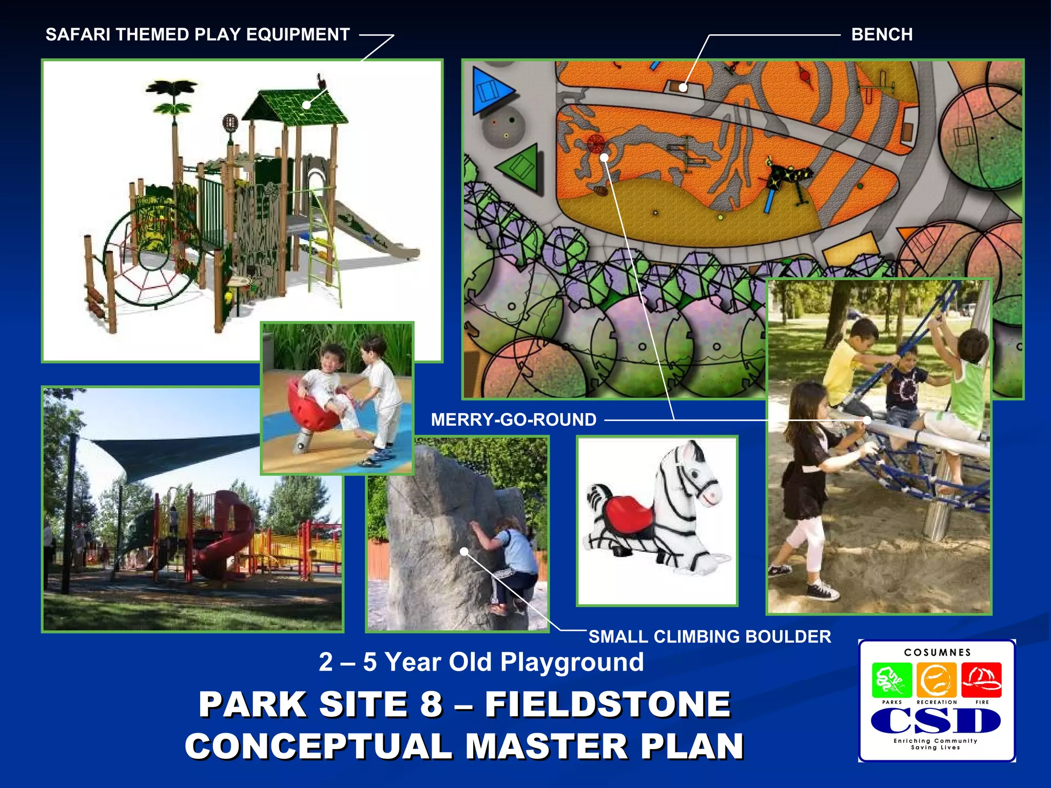 Cosumnes CSD - Fieldstone Park Conceptual Master Plan | PPT