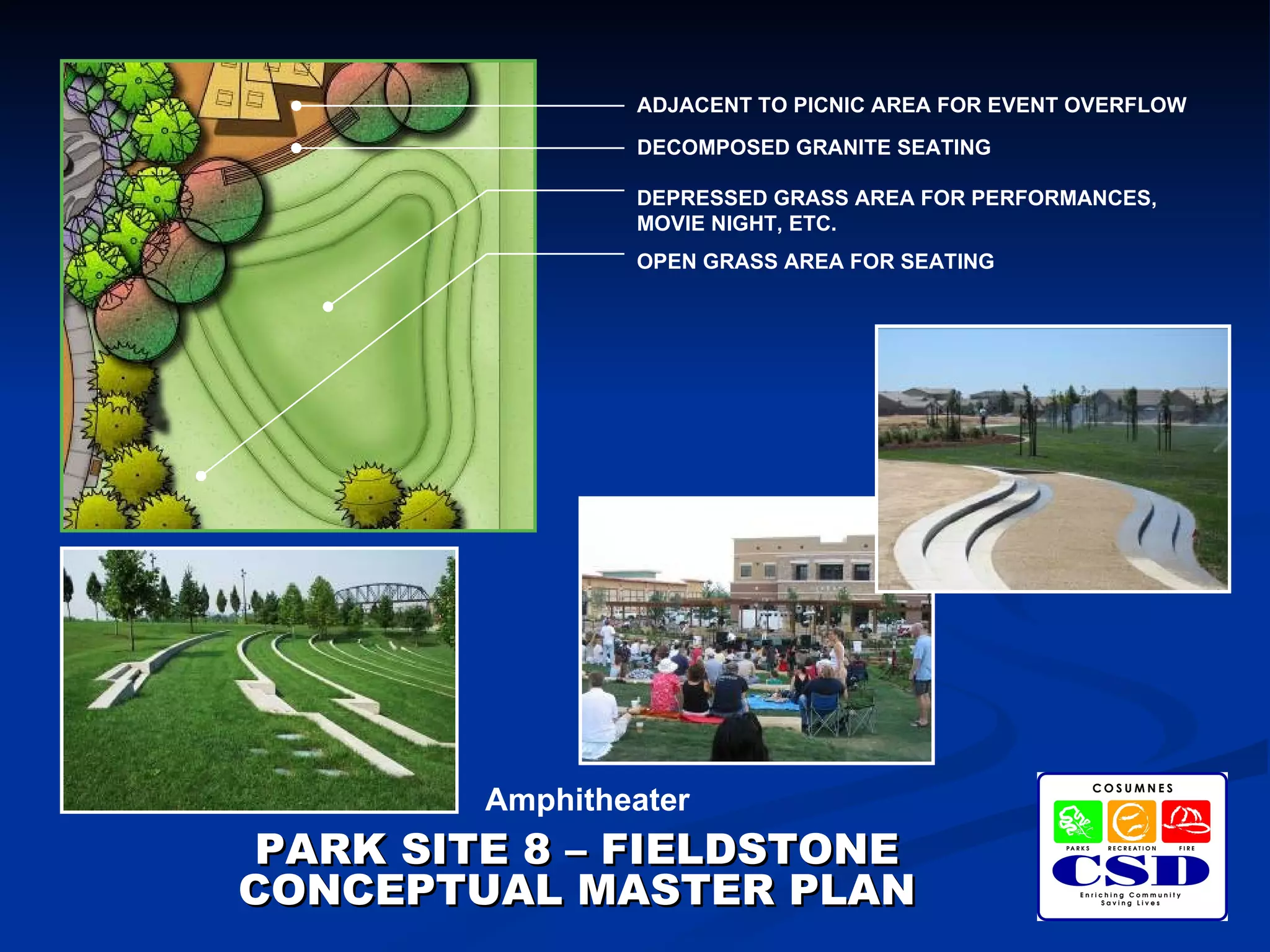 Cosumnes CSD - Fieldstone Park Conceptual Master Plan | PPT