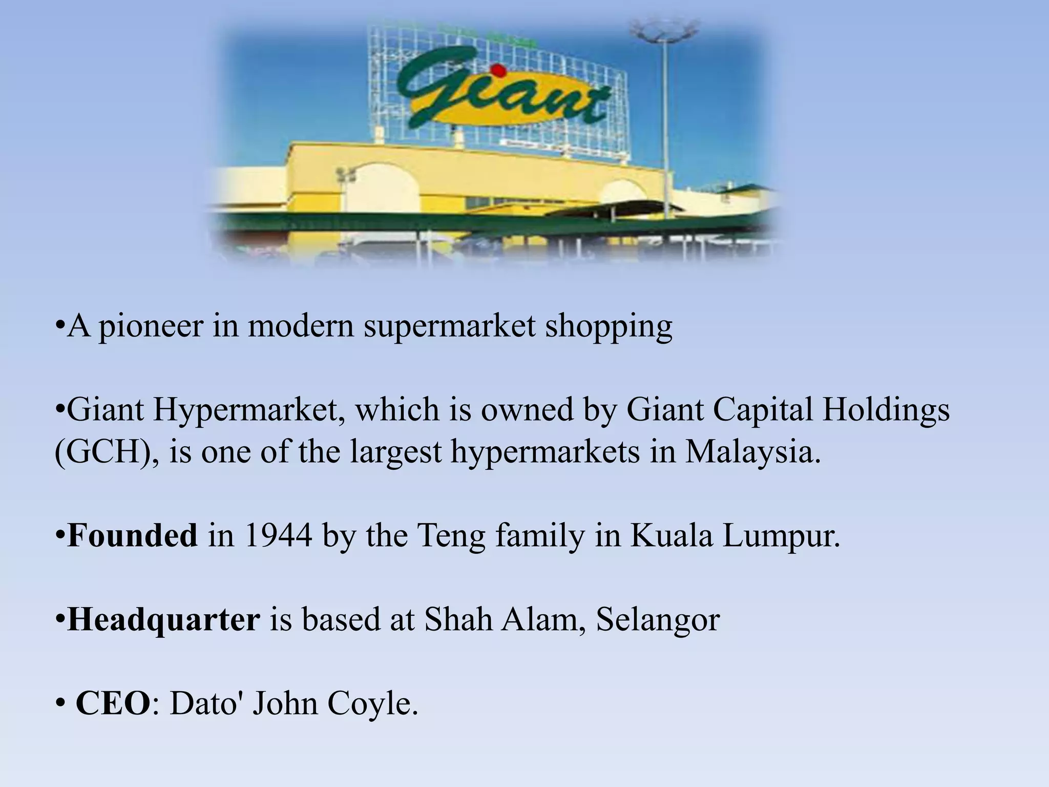 Cosway giant | PPTX