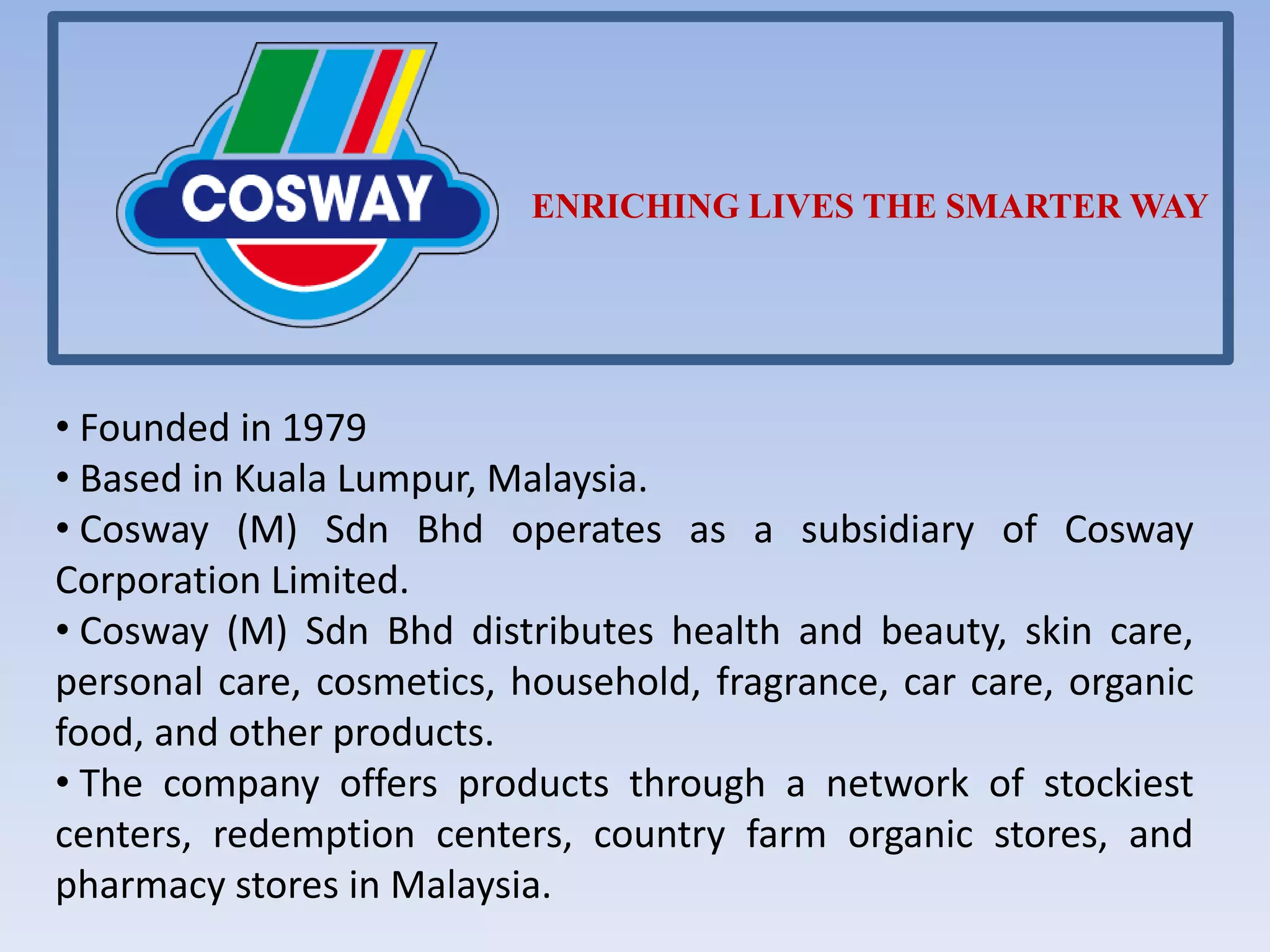 Cosway giant | PPTX