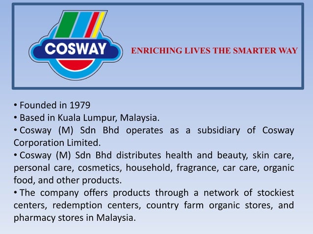 Cosway giant | PPT