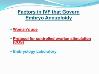 Individualizing Ovarian Stimulation Protocols for IVF | PPTX