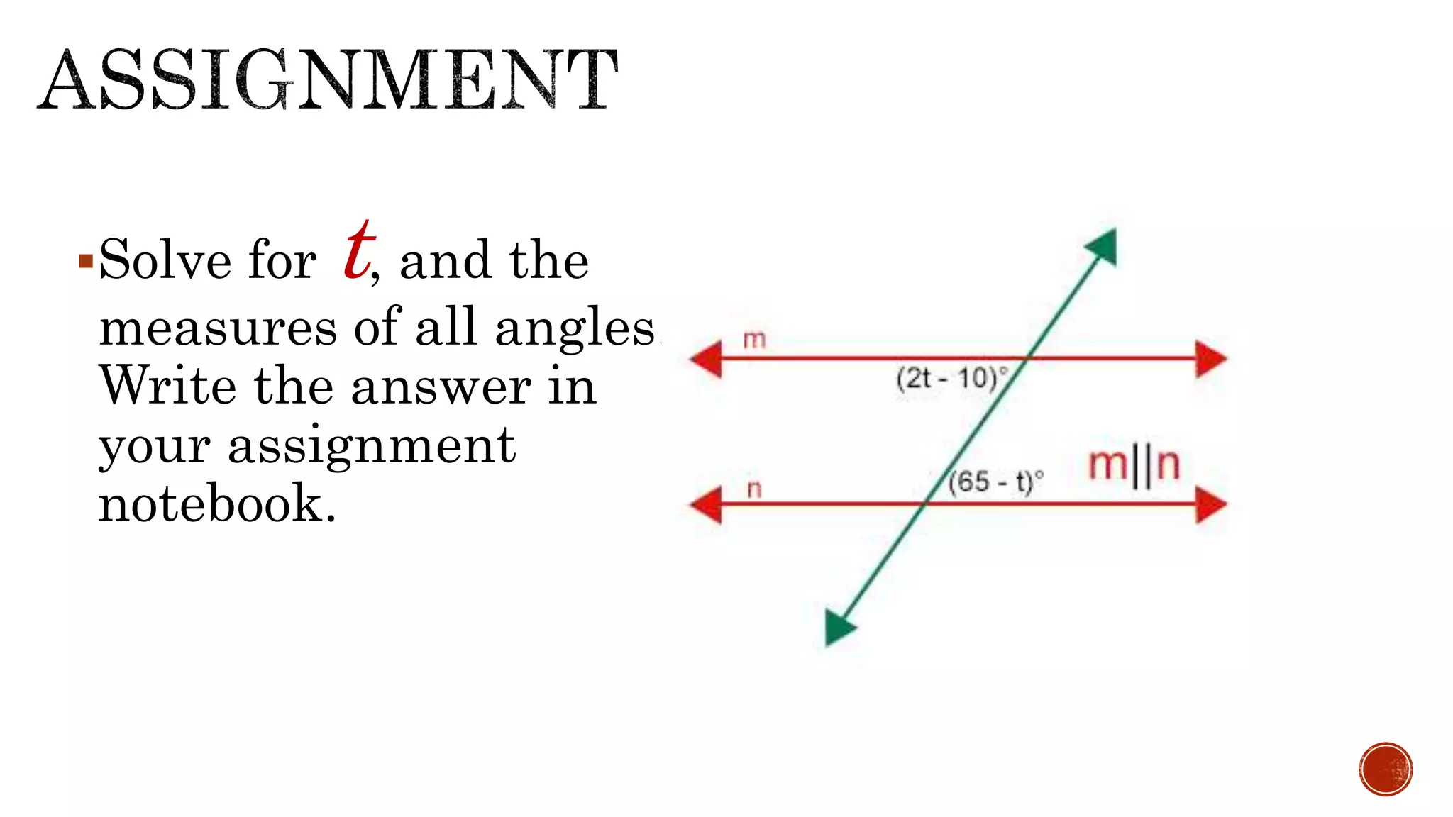 Transversal Line | PPT