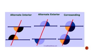 Transversal Line | PPTX