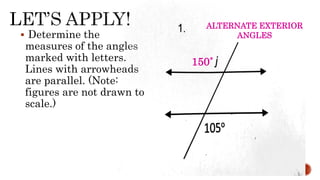 Transversal Line | PPTX