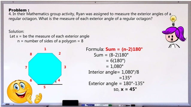SOLVING PROBLEMS ON ANGLES AND SIDES OF POLYGON | PPTX | Science