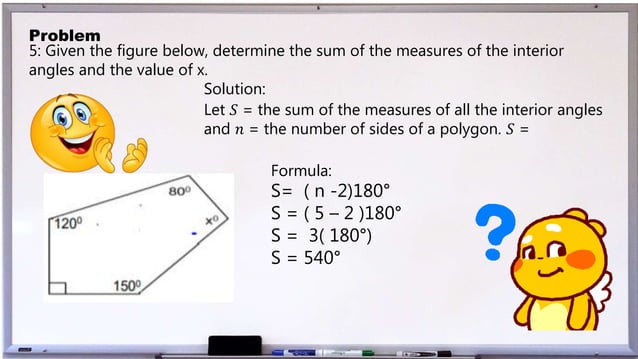 SOLVING PROBLEMS ON ANGLES AND SIDES OF POLYGON | PPTX | Science