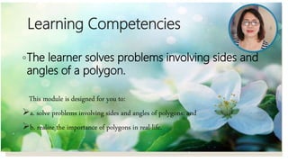 SOLVING PROBLEMS ON ANGLES AND SIDES OF POLYGON | PPTX