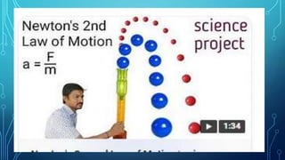 The three laws of motion by Isaac Newton | PPTX