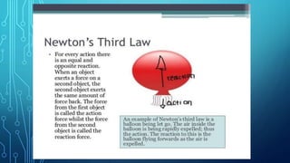 The three laws of motion by Isaac Newton | PPTX | Physics | Science