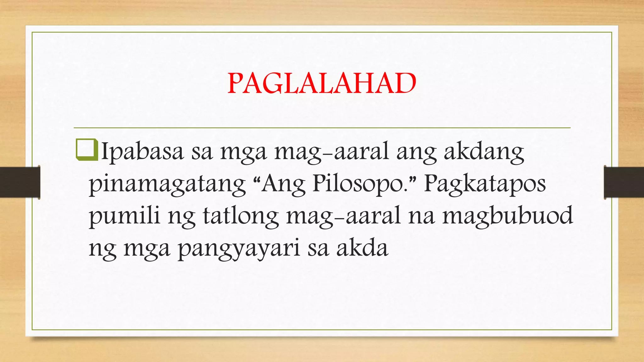 Kwentong-Bayan: Ang Pilosopo | PPTX