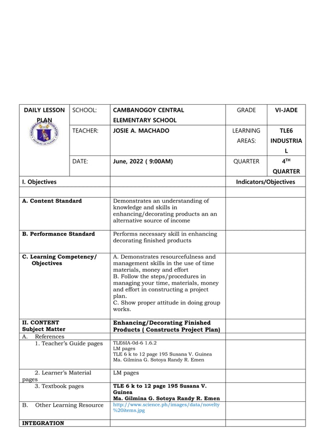 COT- ARAL PAN 2 QTR.3.docx | Education industry | Industries