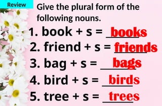 COT-ENGLISH3-Q1-PPT.pptx singular and plural nouns | PPTX