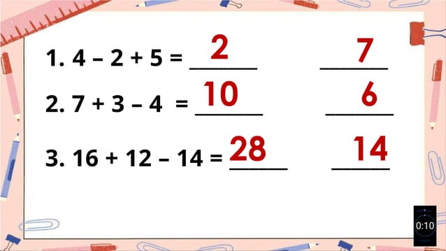 COT - MATH 2 Q2 W4 ORDER OF OPERATIONS INVOLVING ADDITION AND ...