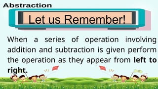 COT - MATH 2 Q2 W4 ORDER OF OPERATIONS INVOLVING ADDITION AND ...