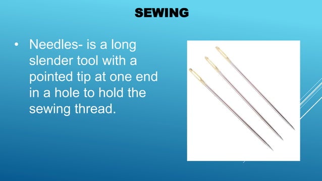 COT-TLE-1.pptx Classifying sewing toolss | PPTX | Needlework | Arts and Crafts